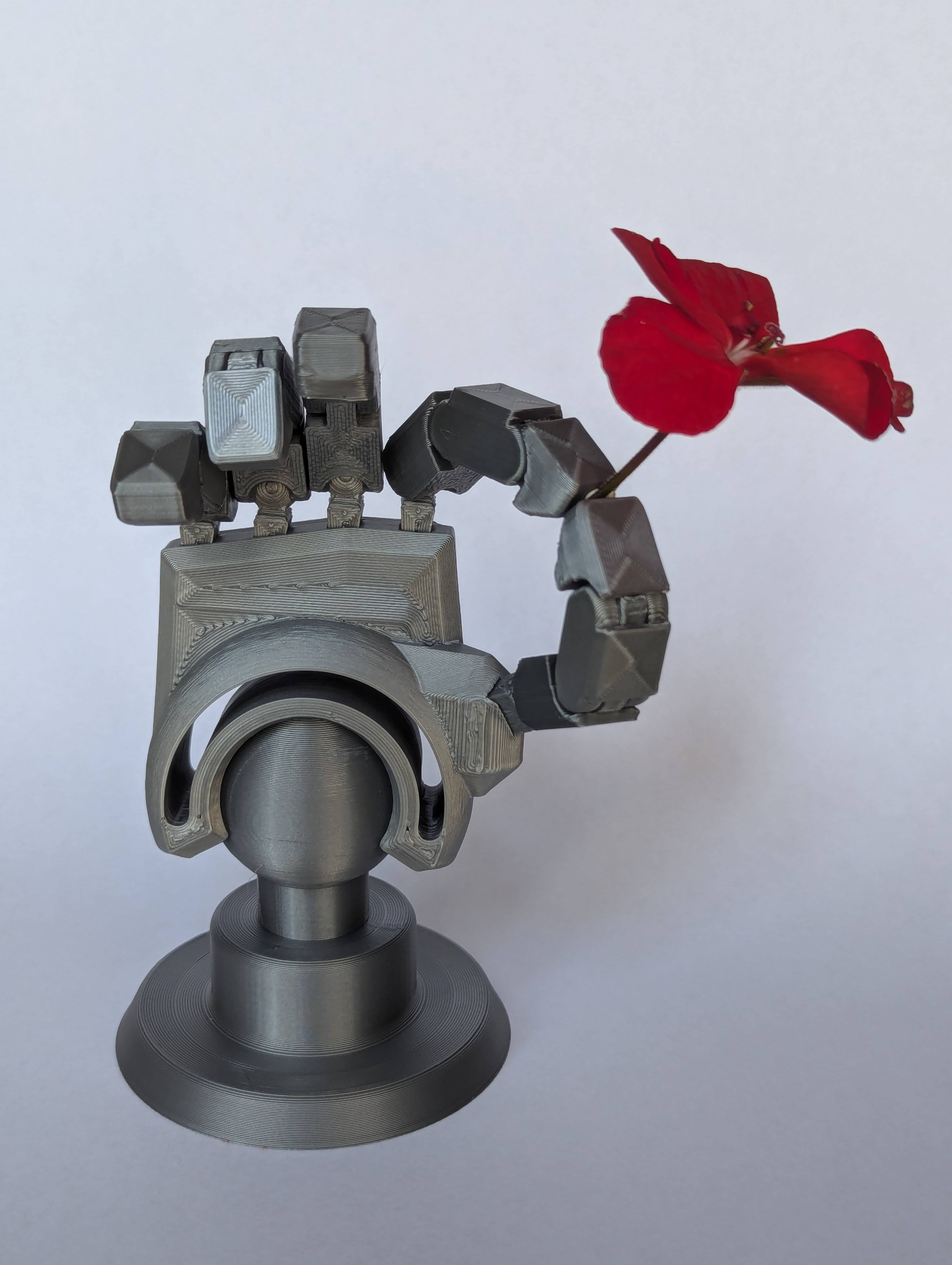 Dummy13 500% posable articulated robot hand print-in-place with stand by Vasichkin | Download ...