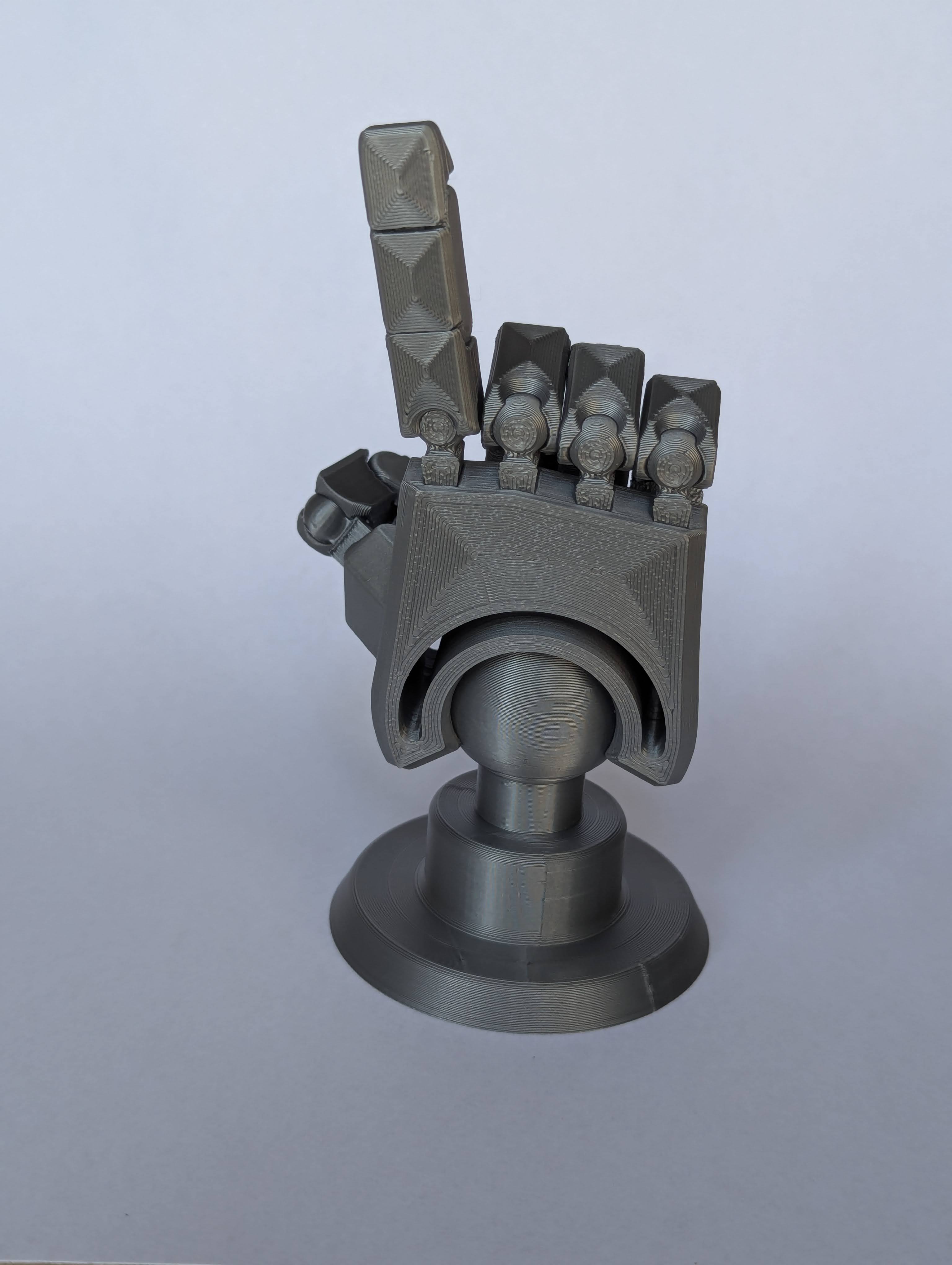 Dummy13 500% posable articulated robot hand print-in-place with stand by Vasichkin | Download ...
