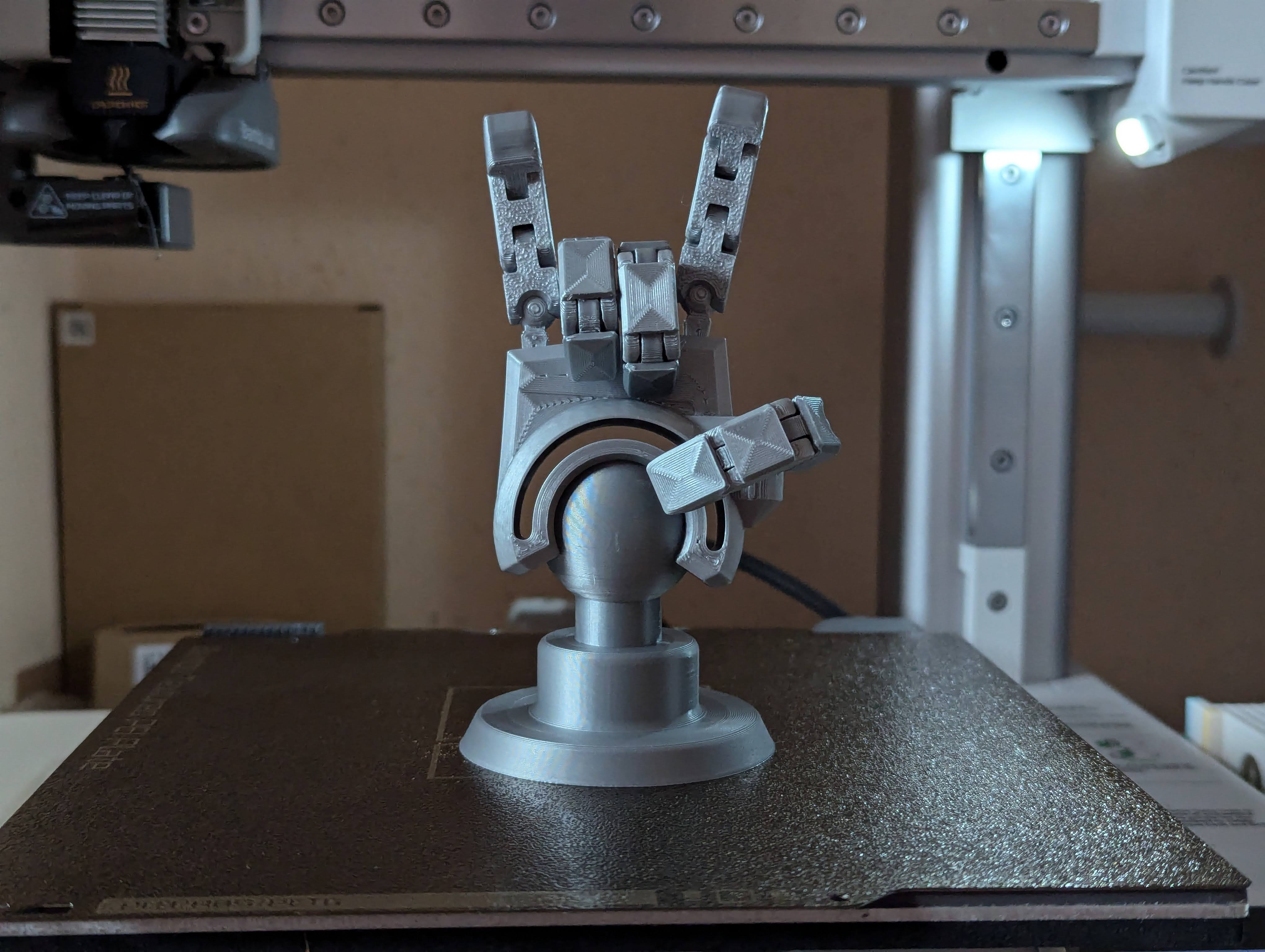 Dummy13 500% posable articulated robot hand print-in-place with stand by Vasichkin | Download ...