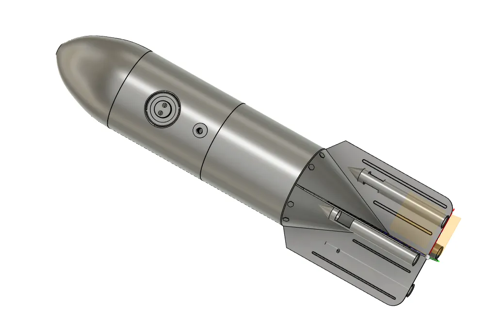 WW2 German (Luftwaffe) SC50 Replica Bomb V1 (Draft) by Modern Maker ...