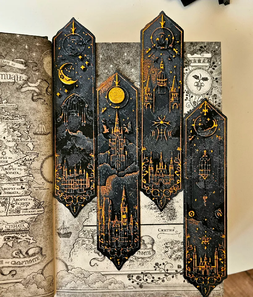 "Hogwarts"- Bookmarks Set inspired by Harry Potter by C3D | Download ...