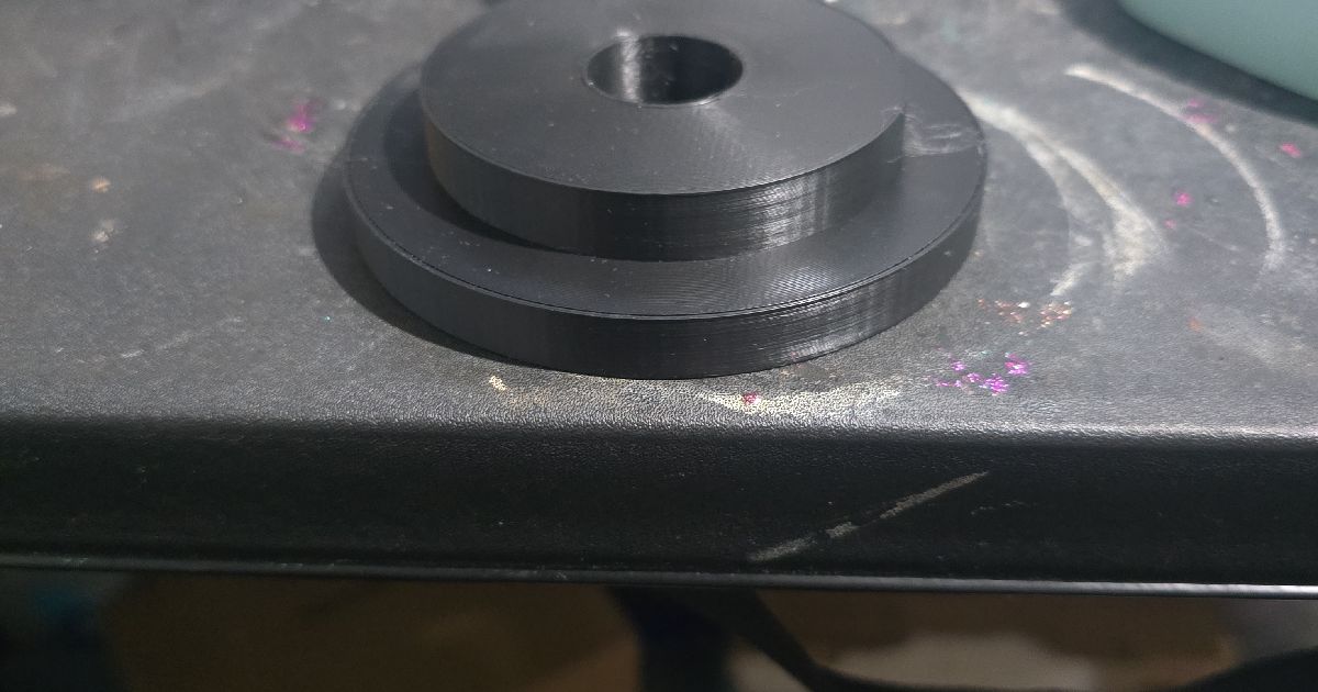 spool hub for large hole spools by Ahbowles | Download free STL model ...