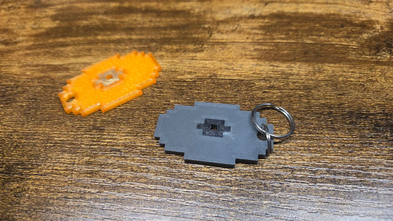 Minecraft Disc Keychain by Ironmen551 | Download free STL model ...