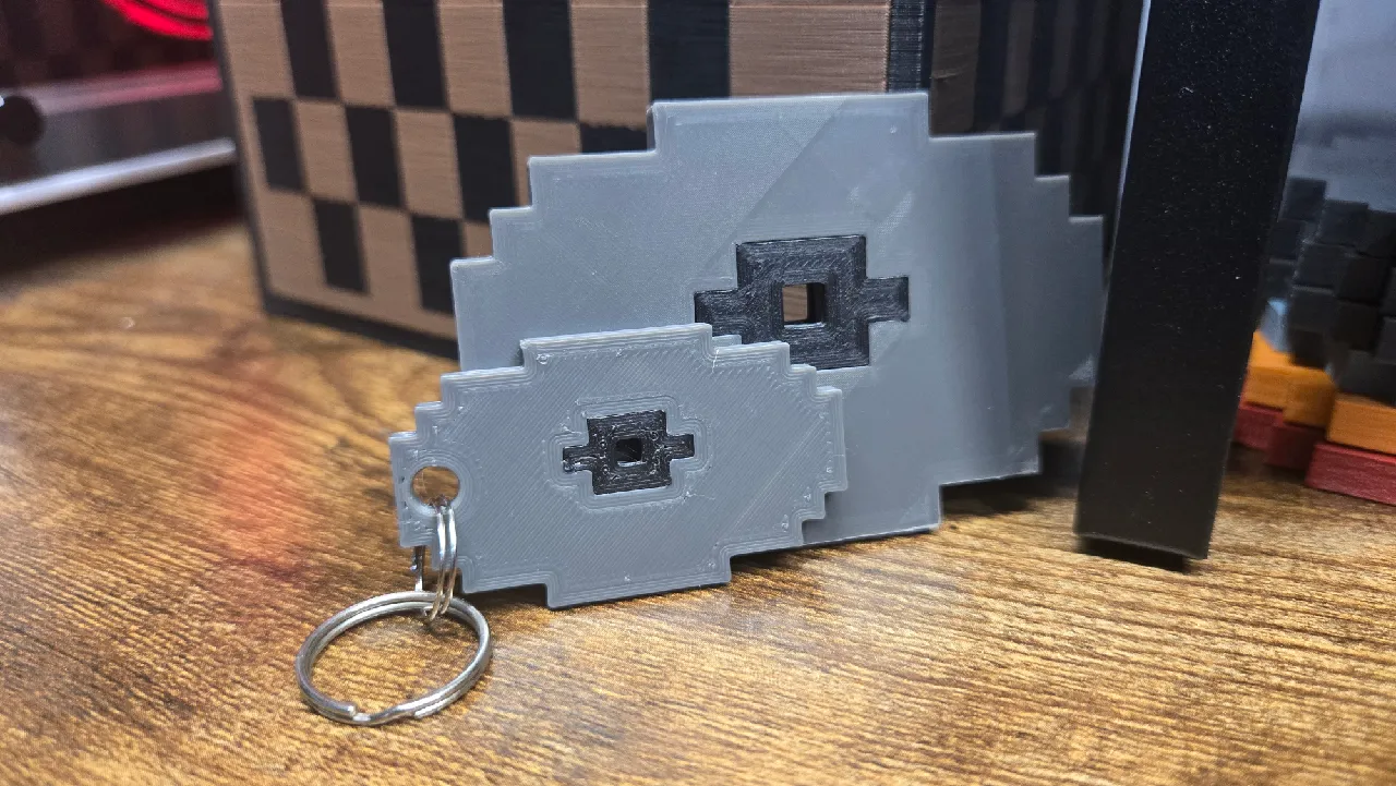 Minecraft Disc Keychain by Ironmen551 | Download free STL model ...