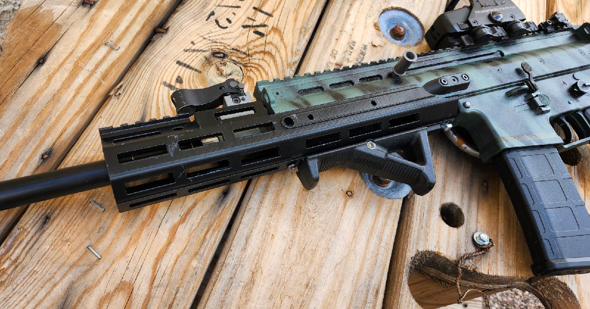 Mlok handguard for WE-Tech SCAR airsoft rifles by Shirley Productions ...
