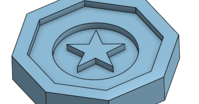 Star Token by AMZ | Download free STL model | Printables.com
