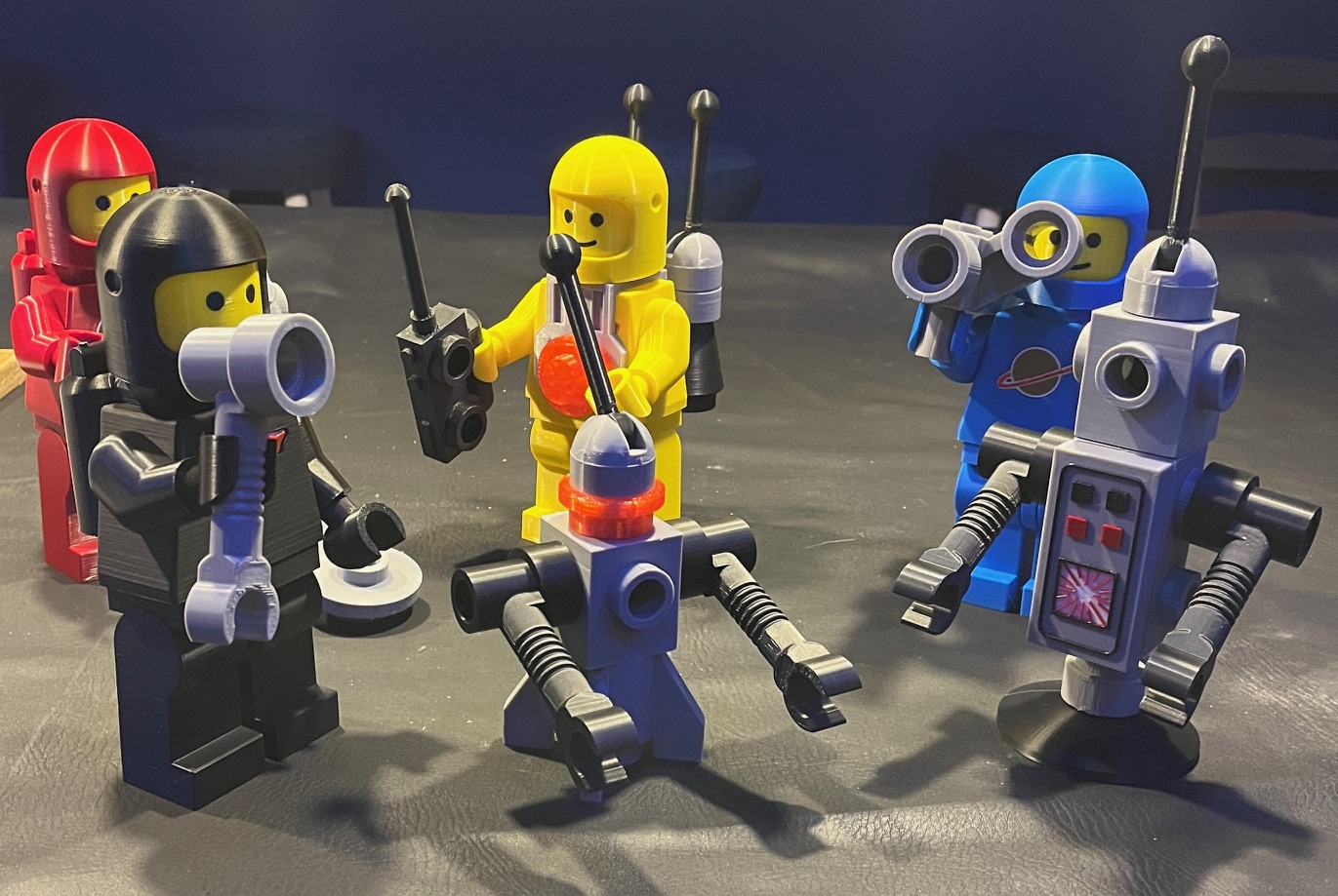 Mega-sized Lego-like Classic Space Mini-Figures by BrickDreams ...