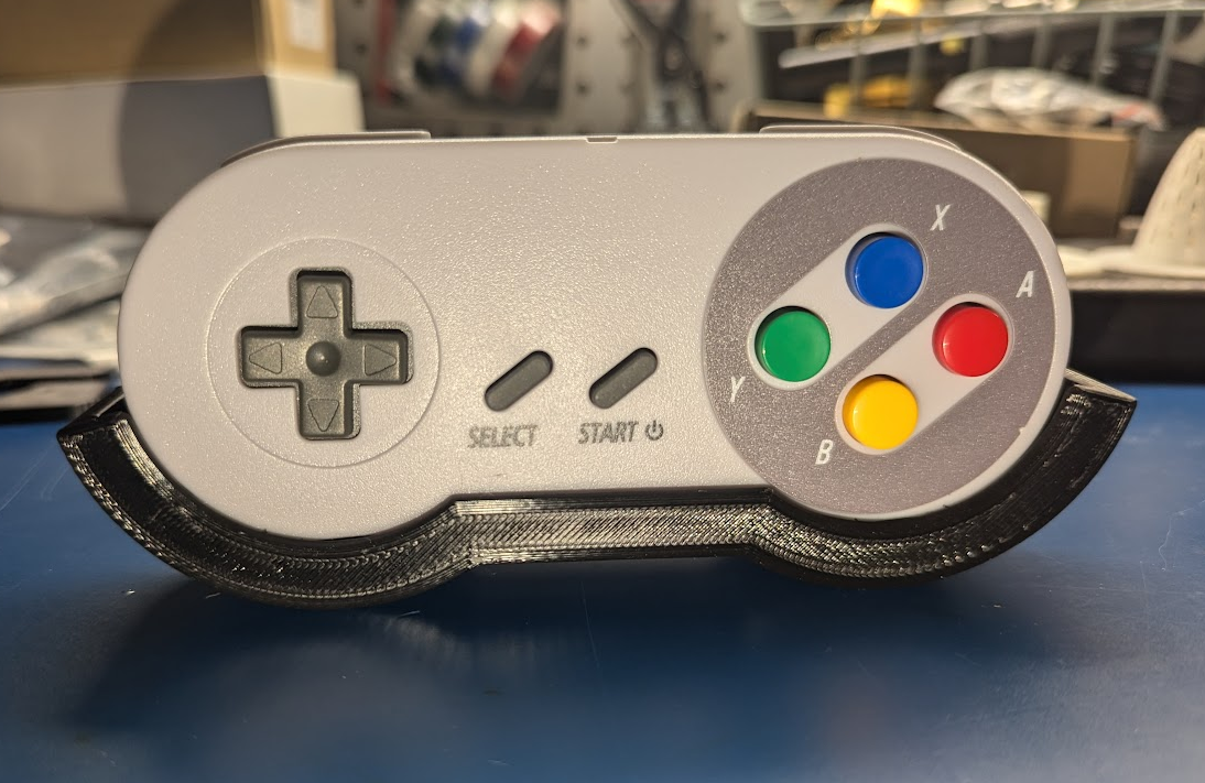 SNES Controller Holder Mount by WillMakesTV | Download free STL model ...
