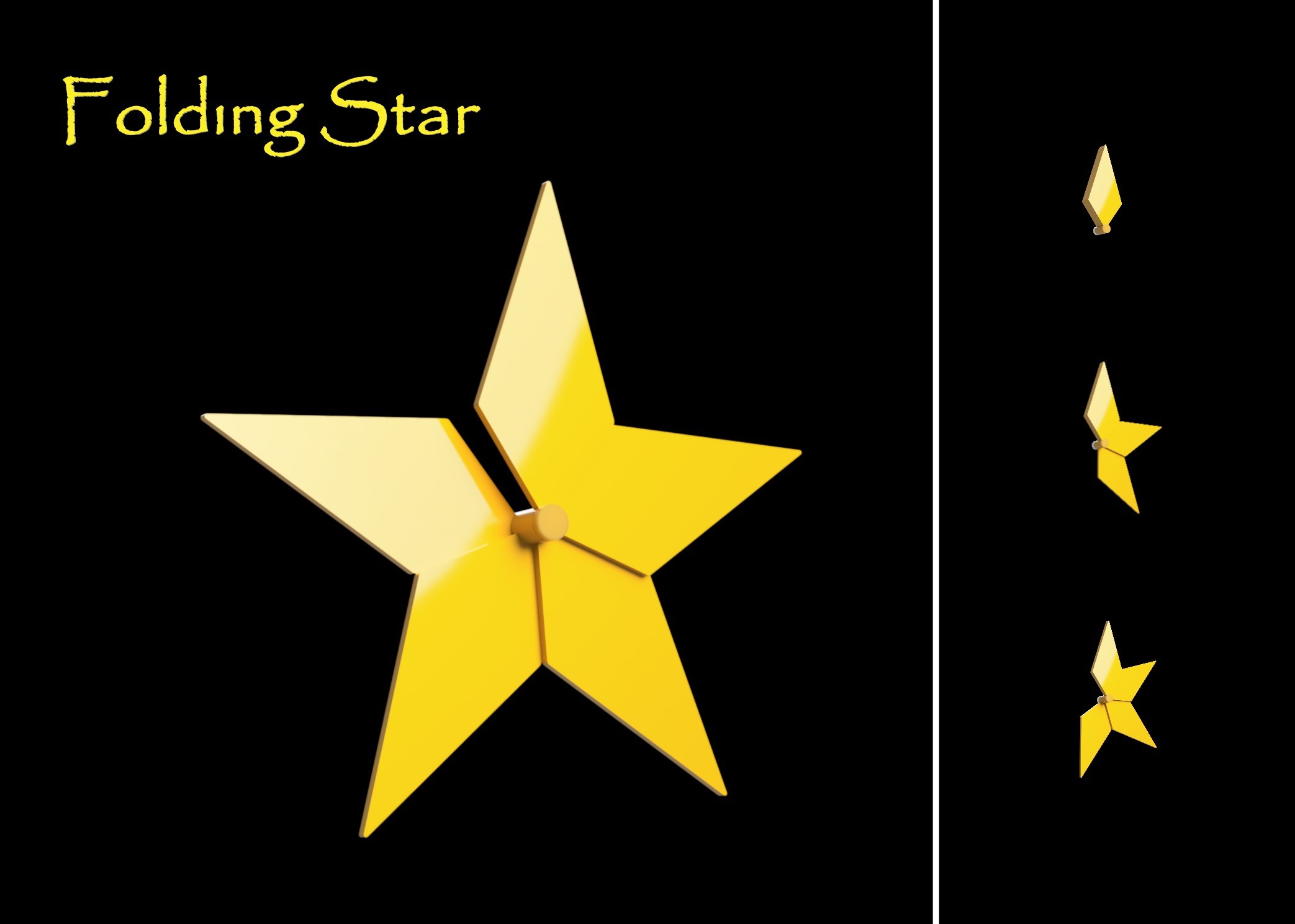 Folding Star by jorge moreno utrilla | Download free STL model ...