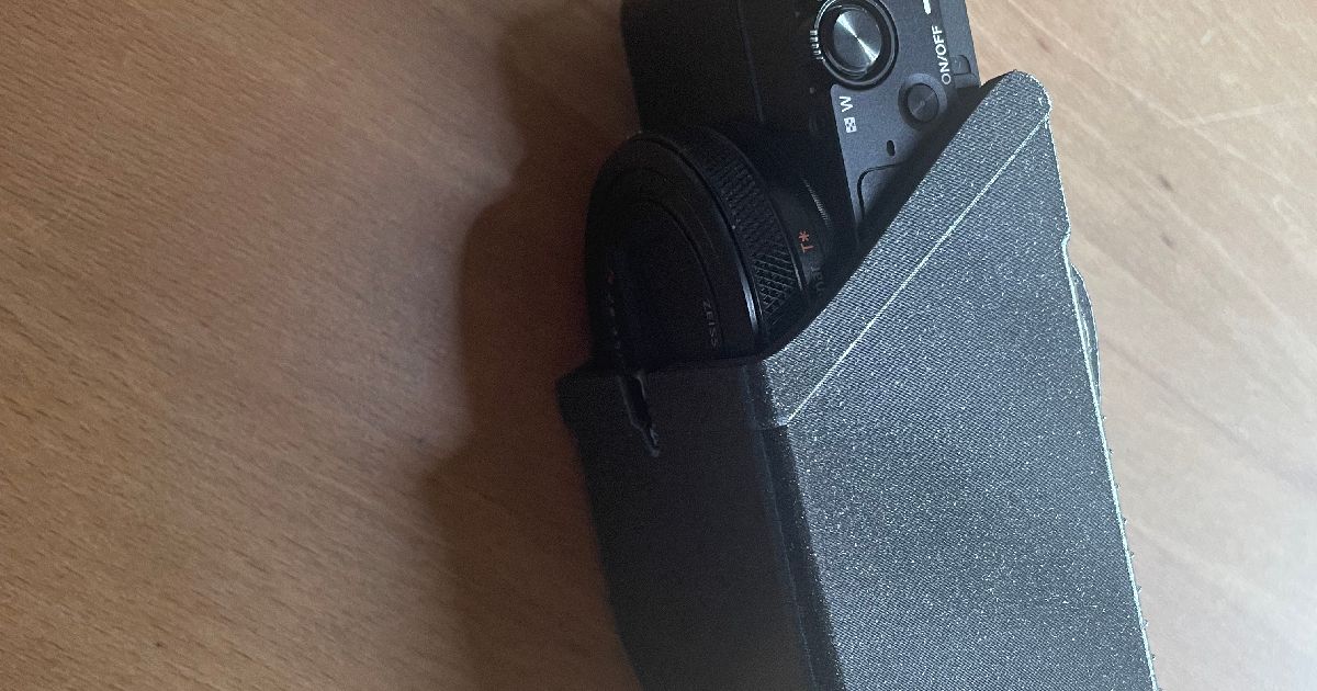 Holster for Sony RX100 M7 with belt clip by Henk | Download free STL ...