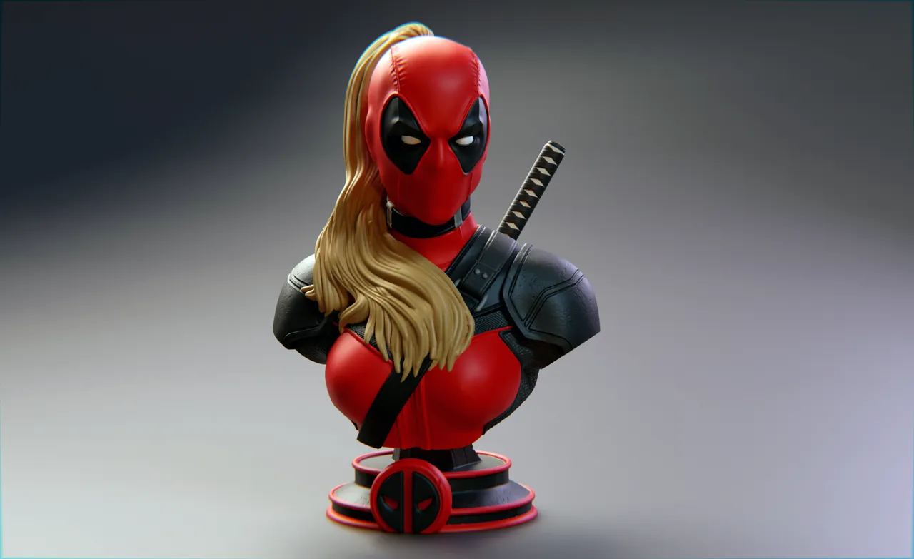 Lady Deadpool by Wekster | Download free STL model | Printables.com