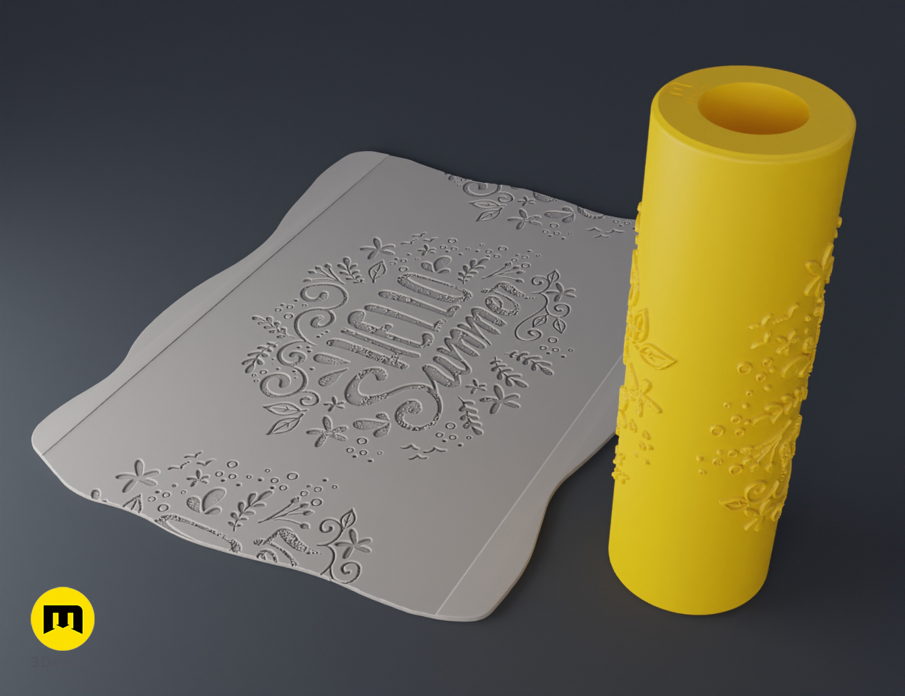 Summer Texture Rollers by 3Demon's Texture Rollers | Download free STL ...