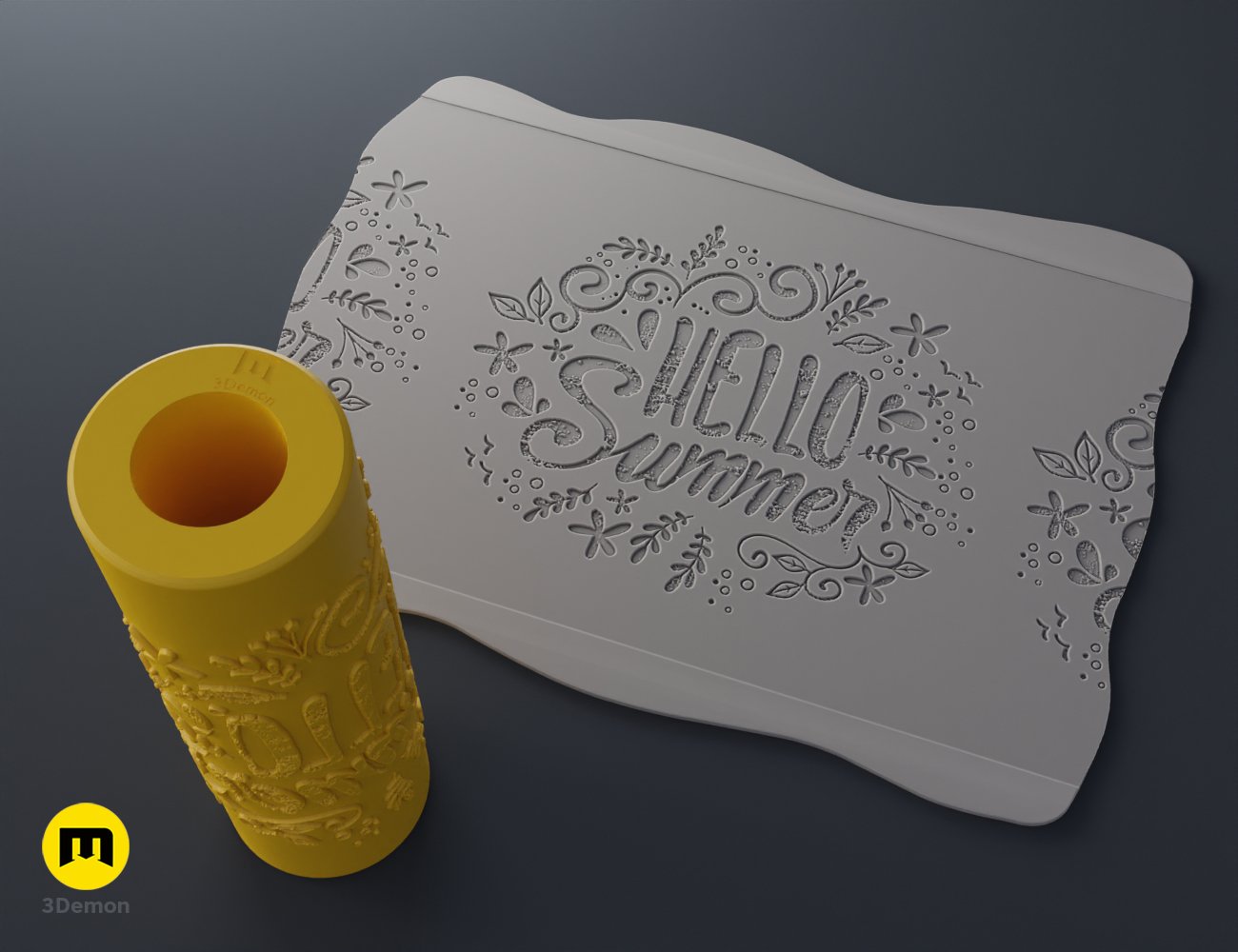 Summer Texture Rollers by 3Demon's Texture Rollers | Download free STL ...