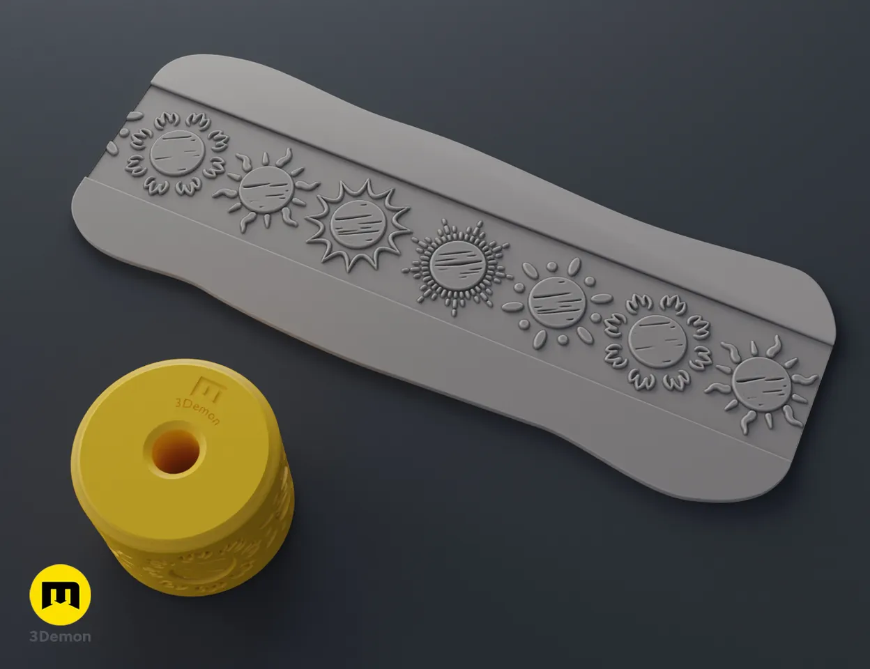Summer Texture Rollers by 3Demon's Texture Rollers | Download free STL ...