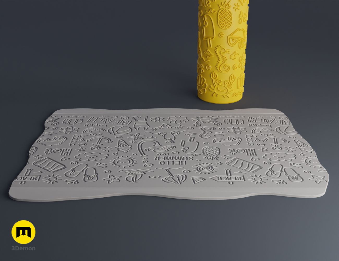 Summer Texture Rollers by 3Demon's Texture Rollers | Download free STL ...