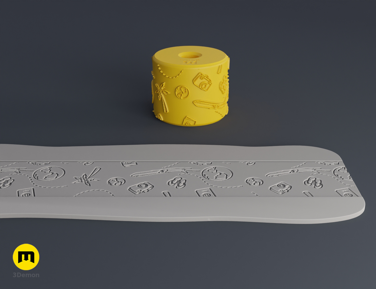 Summer Texture Rollers by 3Demon's Texture Rollers | Download free STL ...