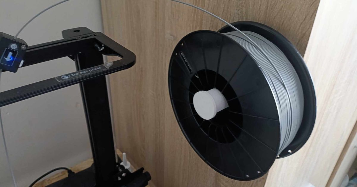 3D Printer Filament Spool Holder with Dual-Screw Mounting by J.Wandas ...