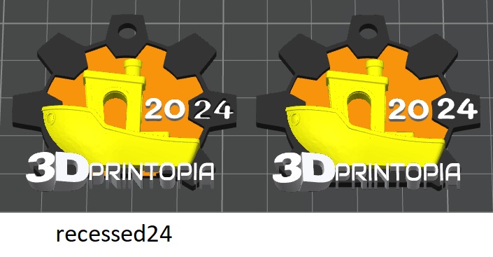 3DPrintopia 2024 Keychain and Wall Plaque by JRT3D | Download free STL model | Printables.com