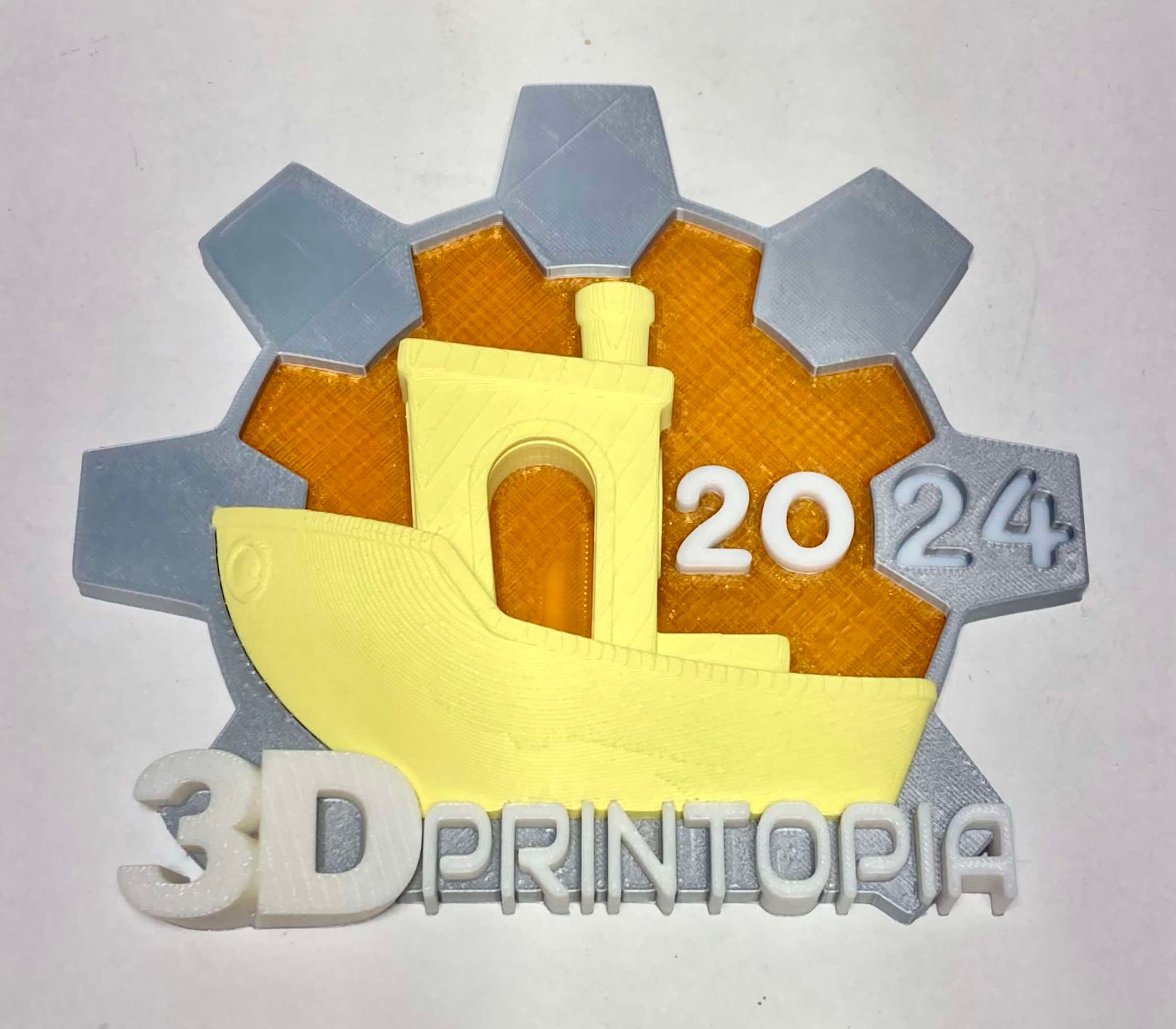 3DPrintopia 2024 Keychain and Wall Plaque by JRT3D | Download free STL model | Printables.com