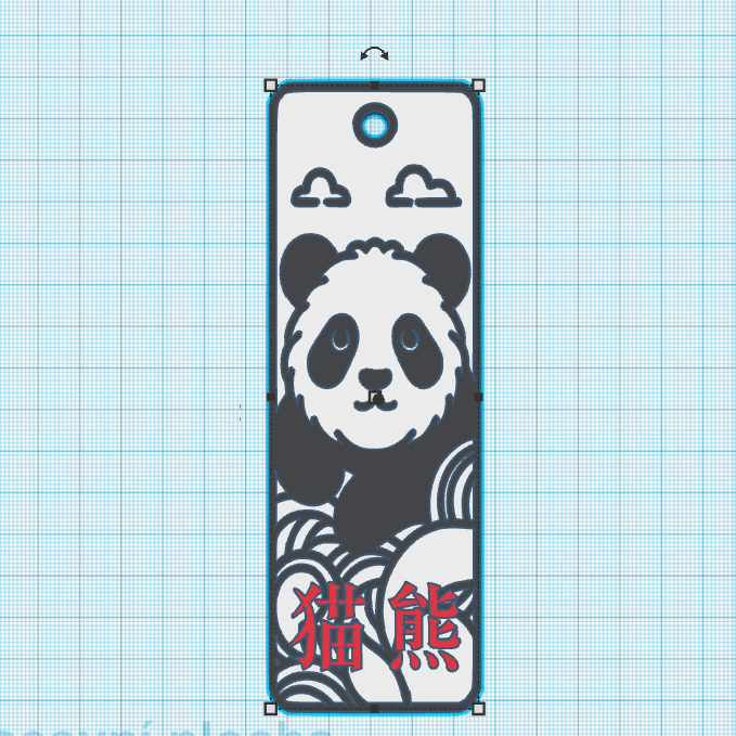 Bookmark - Panda - Pandabear by Eva Máčová | Download free STL model ...