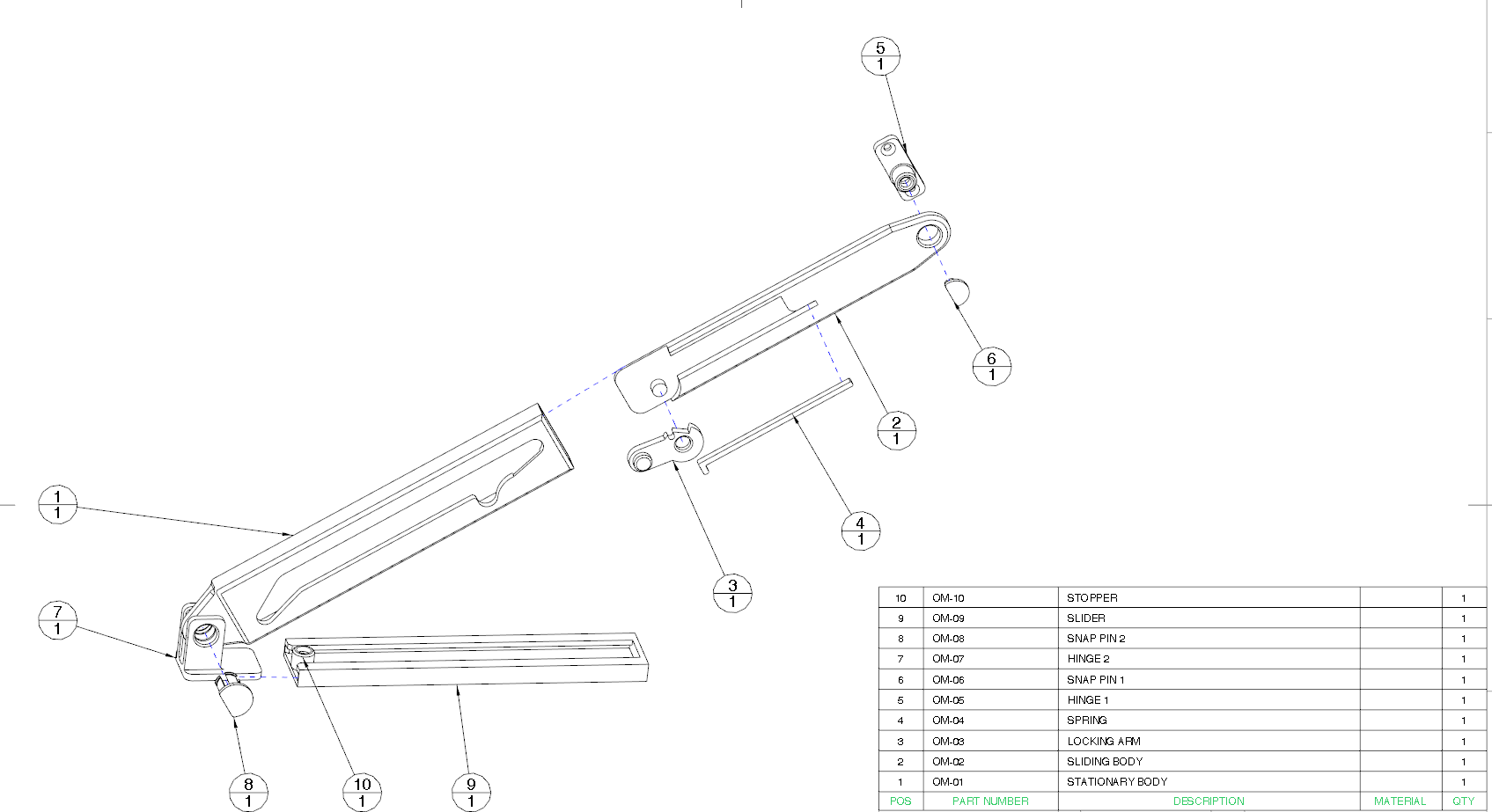 Latching mechanism for opening lids - heavy duty by Bobino | Download ...