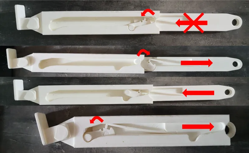 Latching mechanism for opening lids - heavy duty by Bobino | Download ...