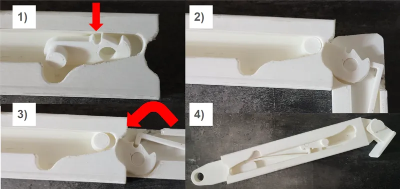Latching mechanism for opening lids - heavy duty by Bobino | Download ...