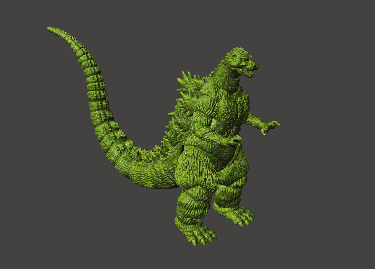 Godzilla Figurine (1989) by 3DWP | Download free STL model | Printables.com