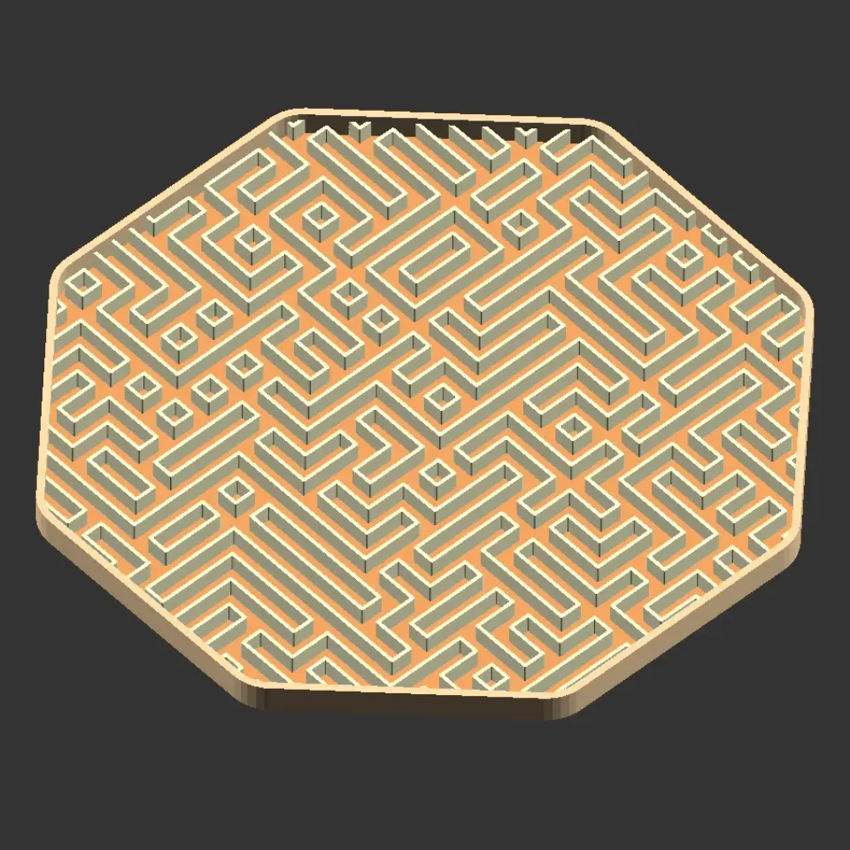 Maze SCADvent №17 by Jack | Download free STL model | Printables.com