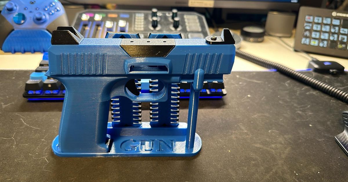 Updated Mag Fed Mini Rubber Band Gun Halter by Eisenerwolf | Download ...