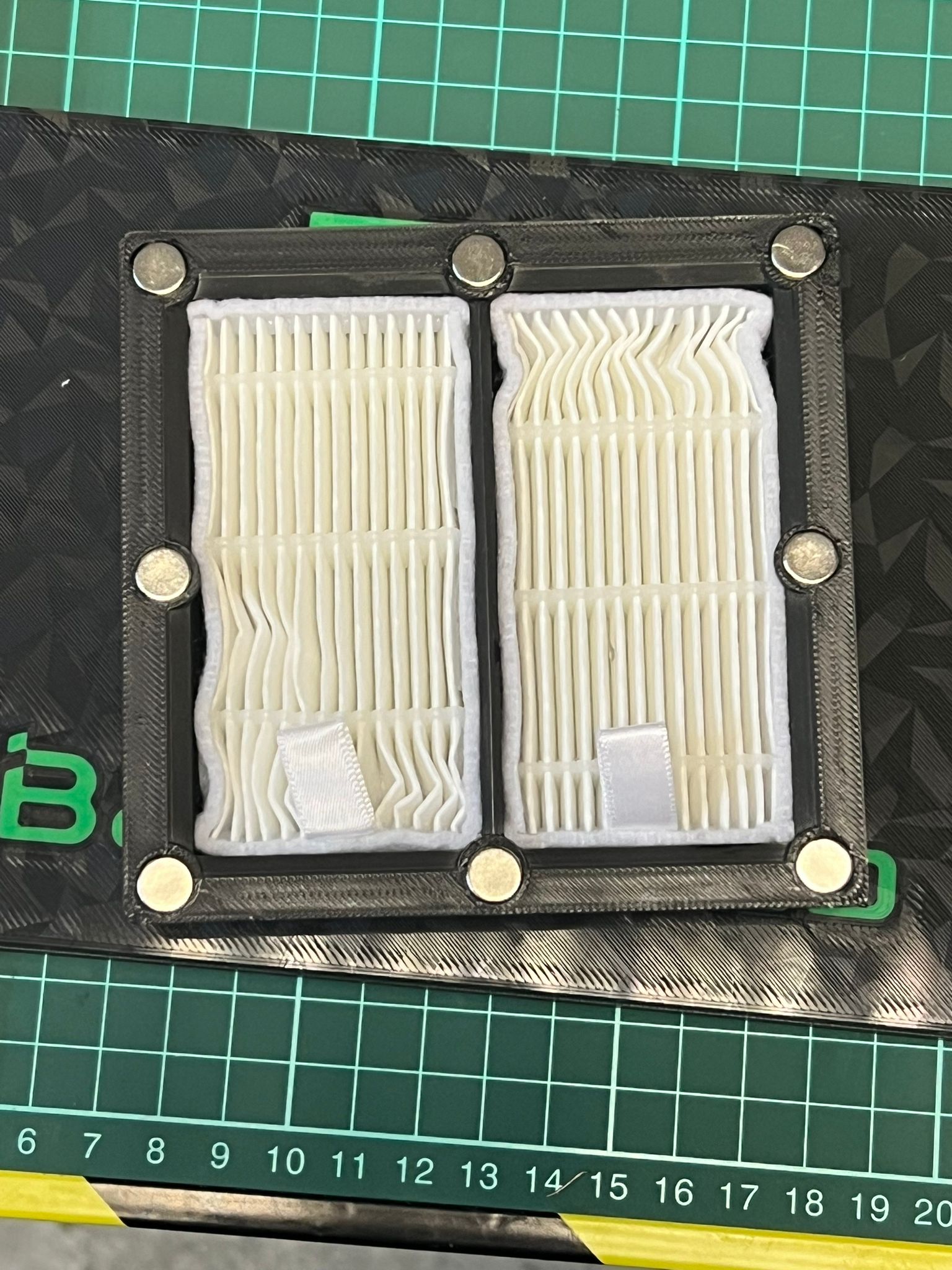 HEPA Filter for P1S 8x3mm Magnets by Amorphous | Download free STL ...