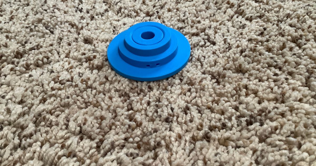 Spool hub with tie-off end by BluePrint | Download free STL model ...