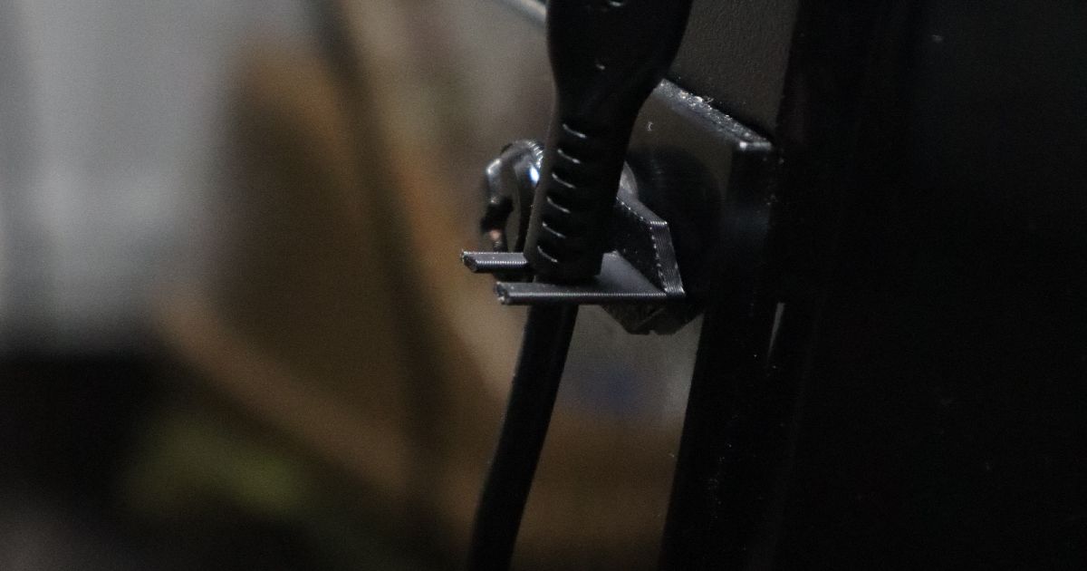 Pc Cable Holder by Doma | Download free STL model | Printables.com