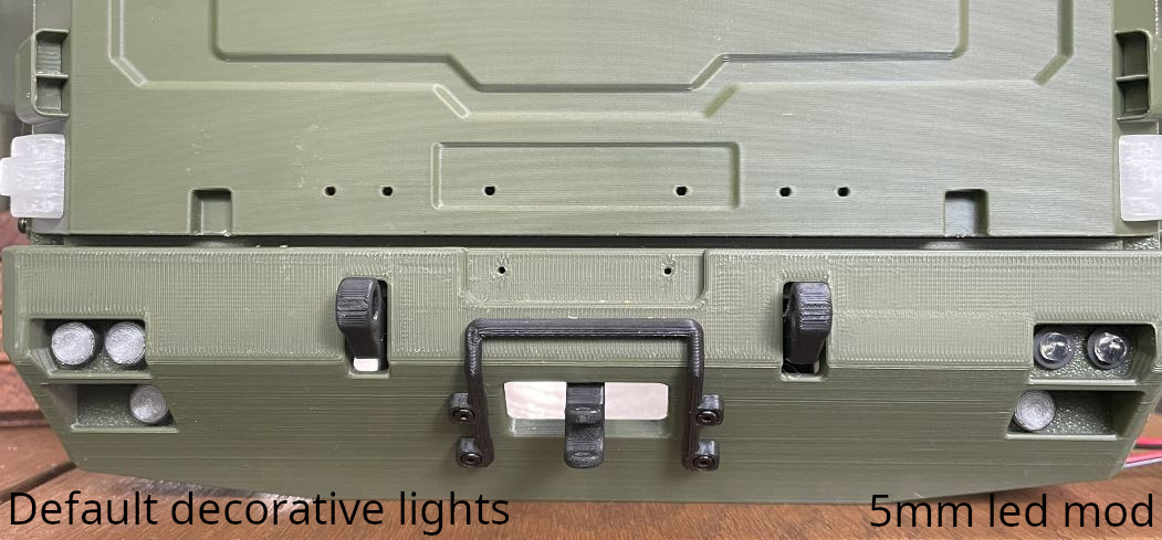 Front bumper led mod for Armadillo Off-road truck by polymech3D ...