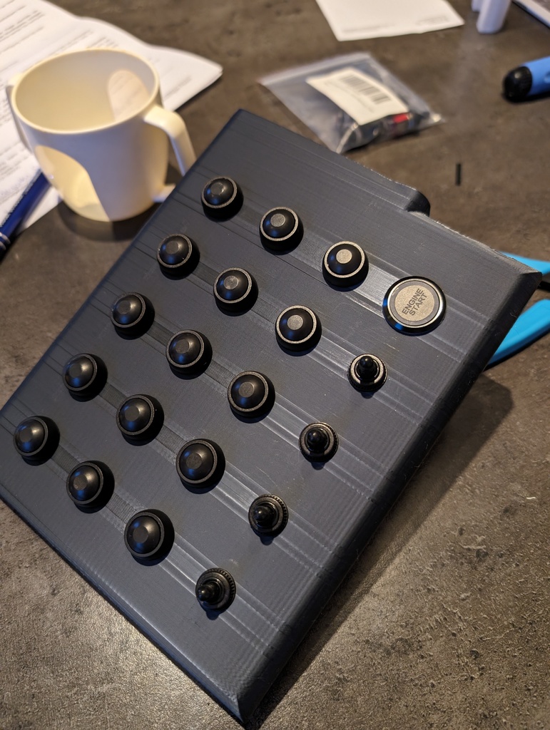 Fanatec DD Buttonbox Simracing by r3m4 | Download free STL model ...