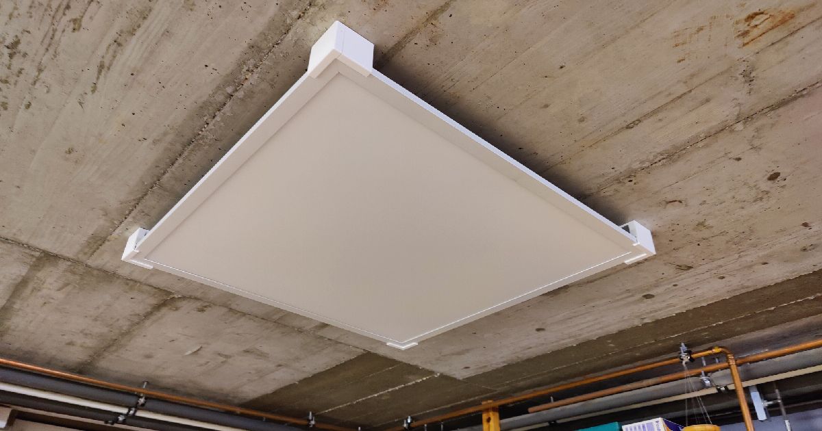 Minimalistic Ceiling Mount Frame for Flat LED Panels by 3D_DaDDy ...
