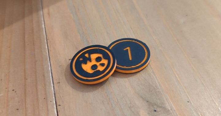 Numbered RPG Tokens for Grid 25x25 | 50x50 | 75x75 | 100x100 by Cel51 ...