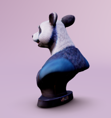 Bodybuilder Kangaroo Panda Bust by Rhuan | Download free STL model ...