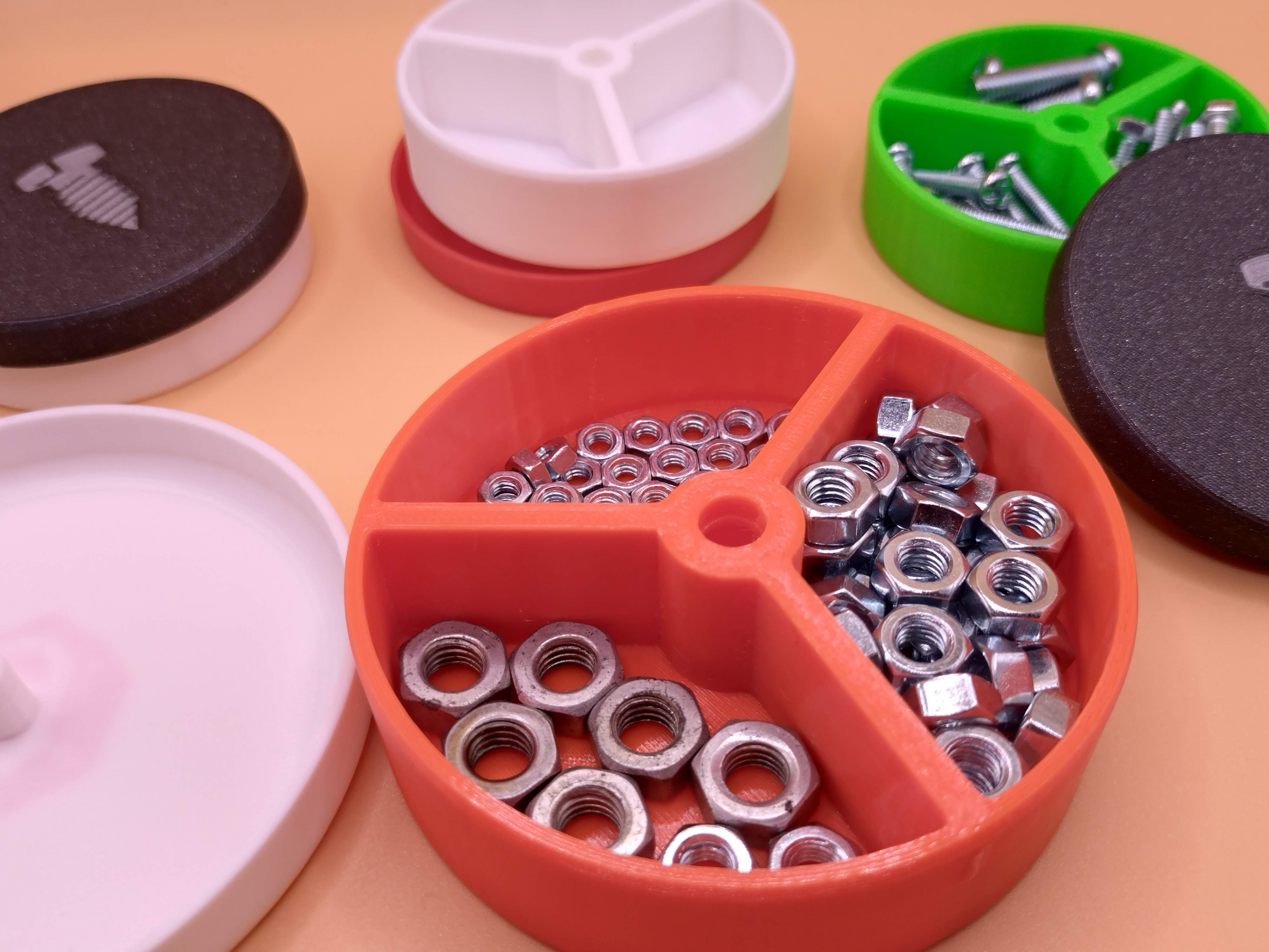 Organizer for screws and nuts by 3D PRINT | Download free STL model ...