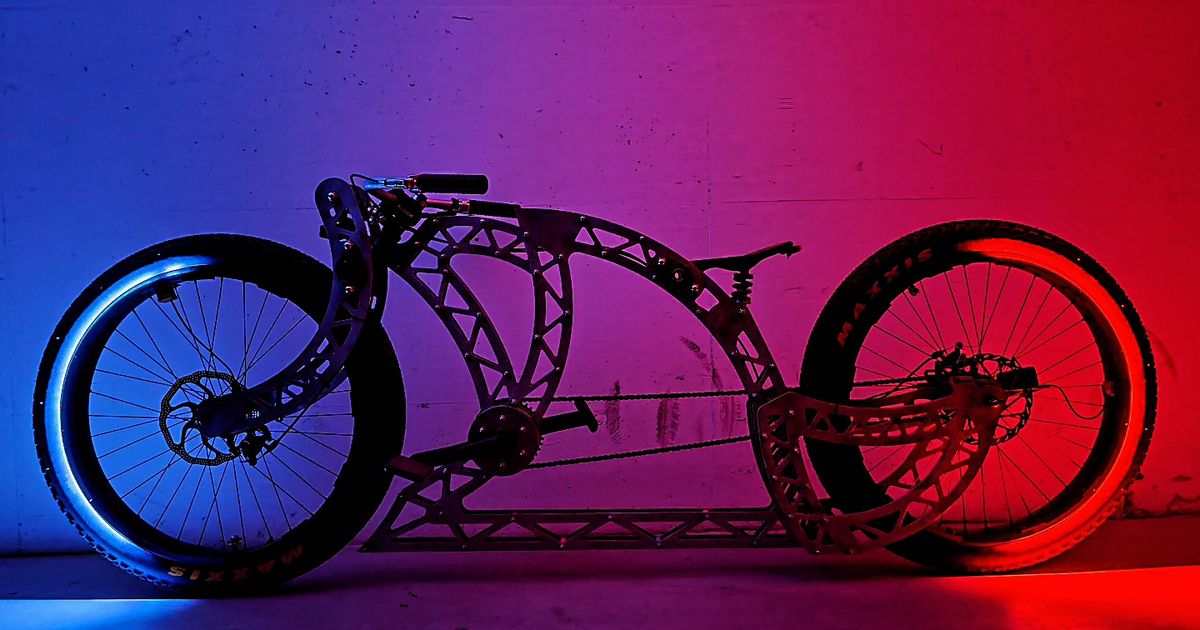 Led light for bycycle rim by Boro | Download free STL model ...