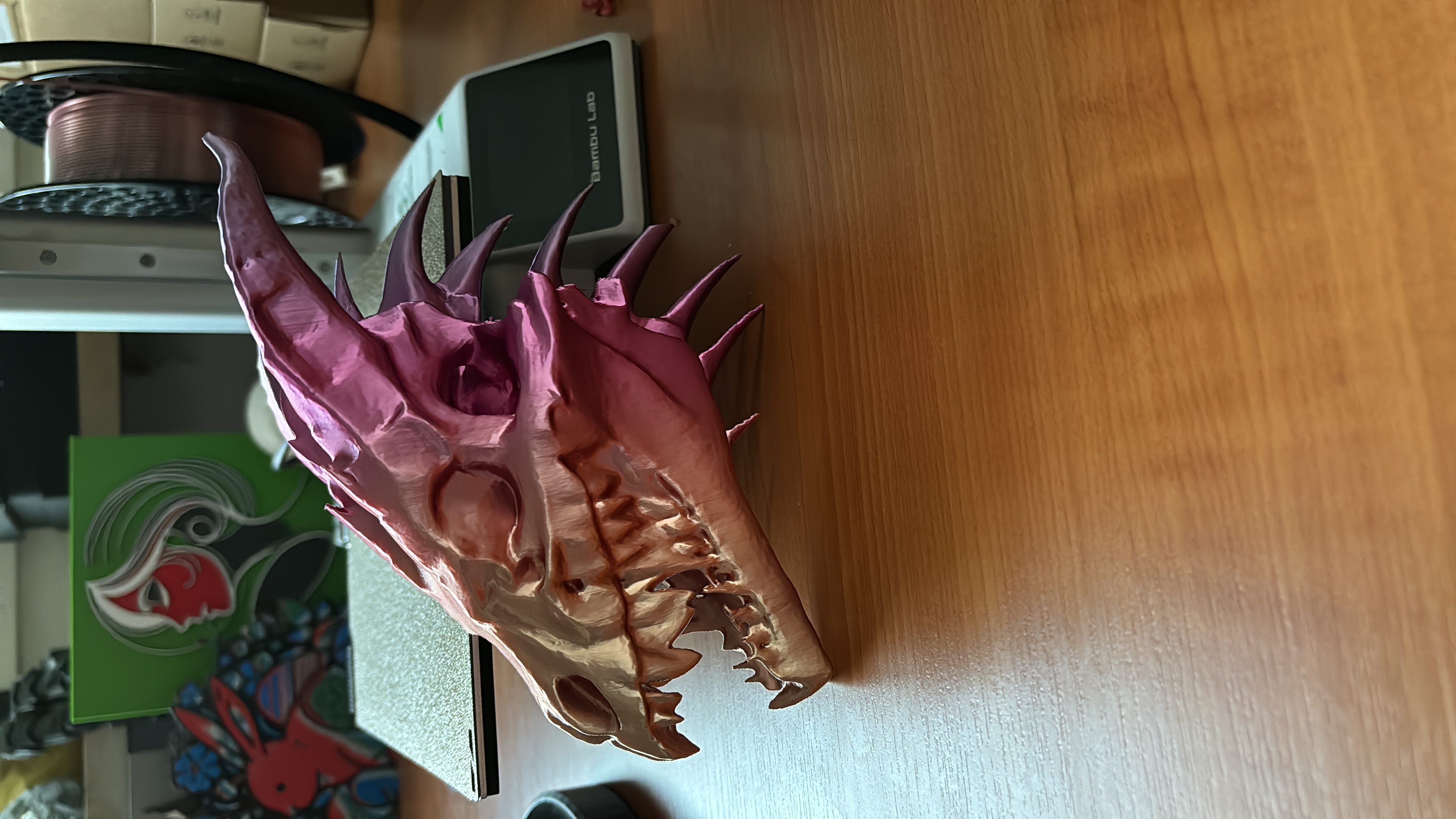 Dragon-Skull with Stand/Drachenschädel mit Standfuß /NEW Stand added by ...