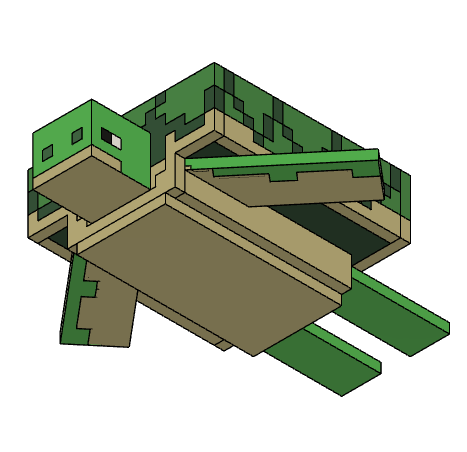 Minecraft Turtle par Ribo_3D | Téléchargez gratuitement un modèle STL ...