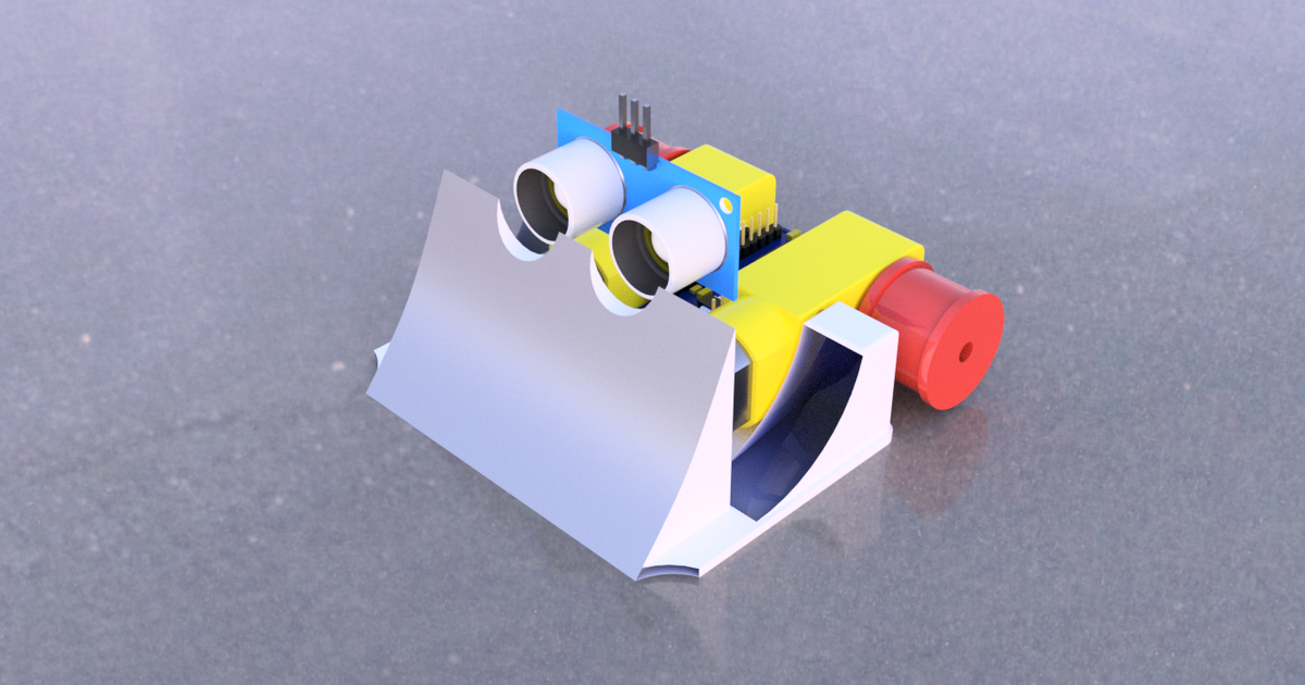 Tiny-Falcon sumo fighter robot by Orlando Lemus | Download free STL ...