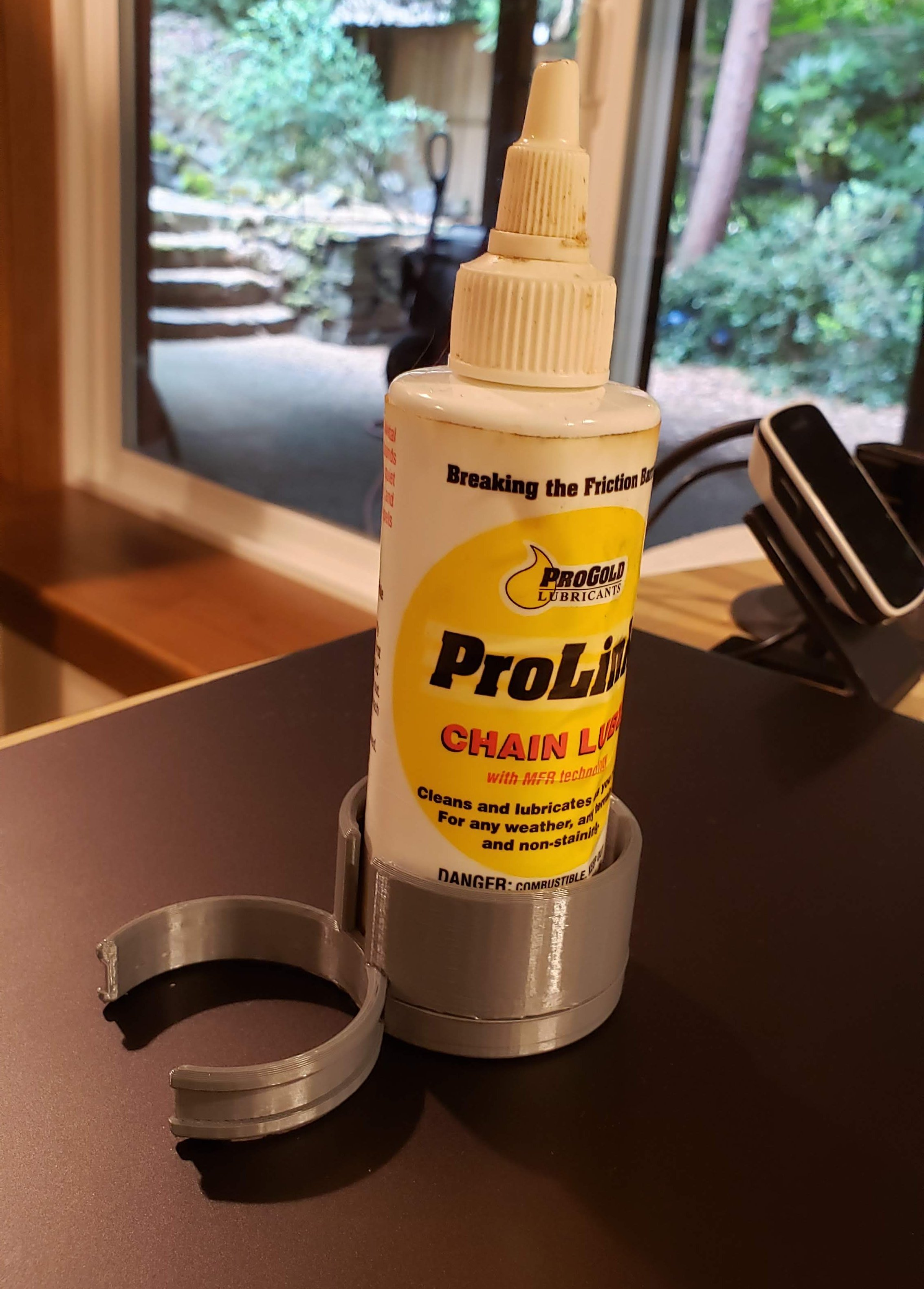Bicycle repair stand lube bottle holder by Cheese | Download free STL ...