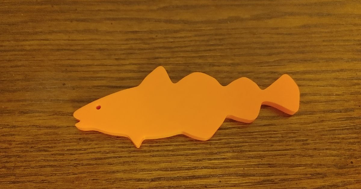 Fish + Keychain Version by Corn Guy | Download free STL model ...