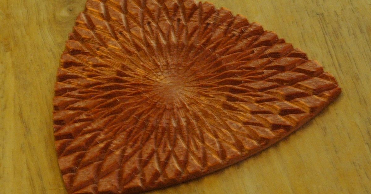 Reuleaux Triangle Non Stick Coaster by h2odragon | Download free STL ...