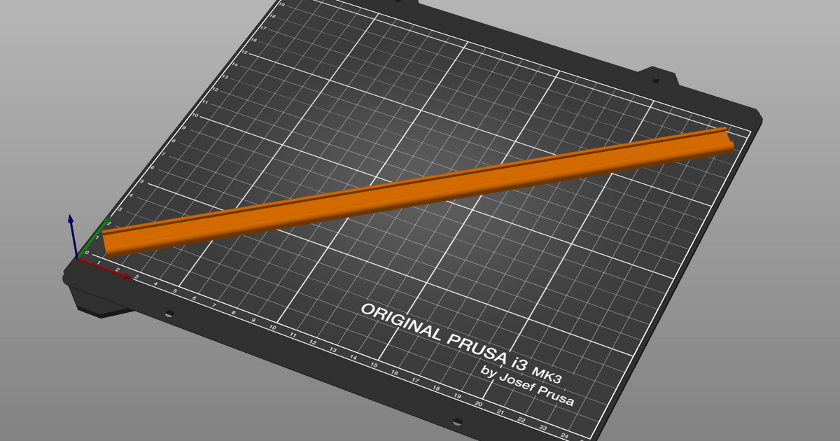 Simple LED strip light bar by Hi-Tone | Download free STL model ...