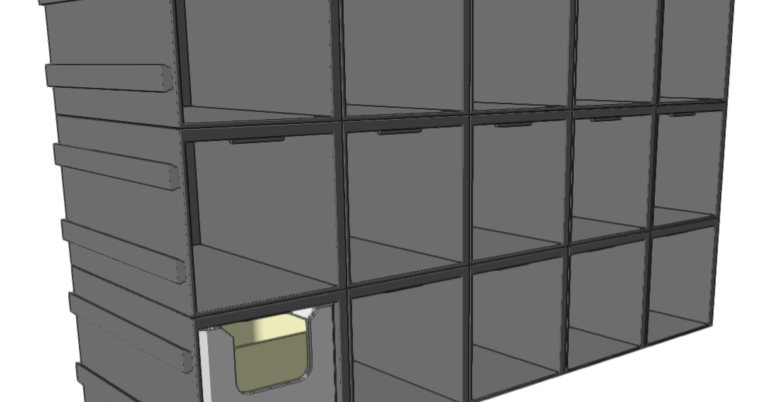 Storage Bin - Interlocking Modular System by Jason | Download free STL ...