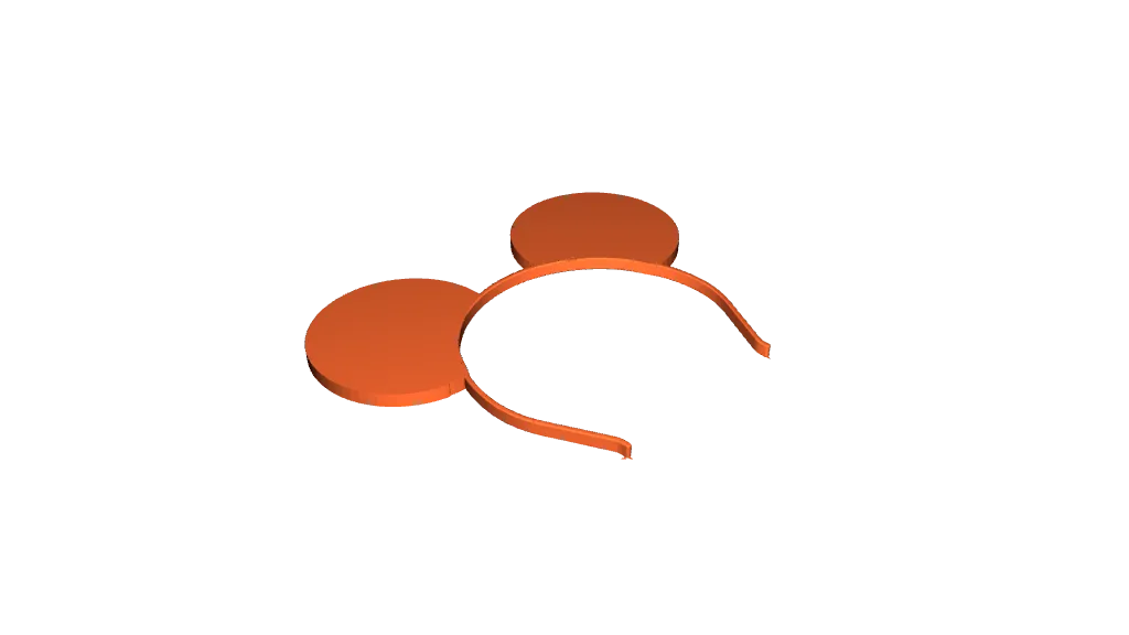 Mickey Mouse ear headband by Ayan Zakaria | Download free STL model ...