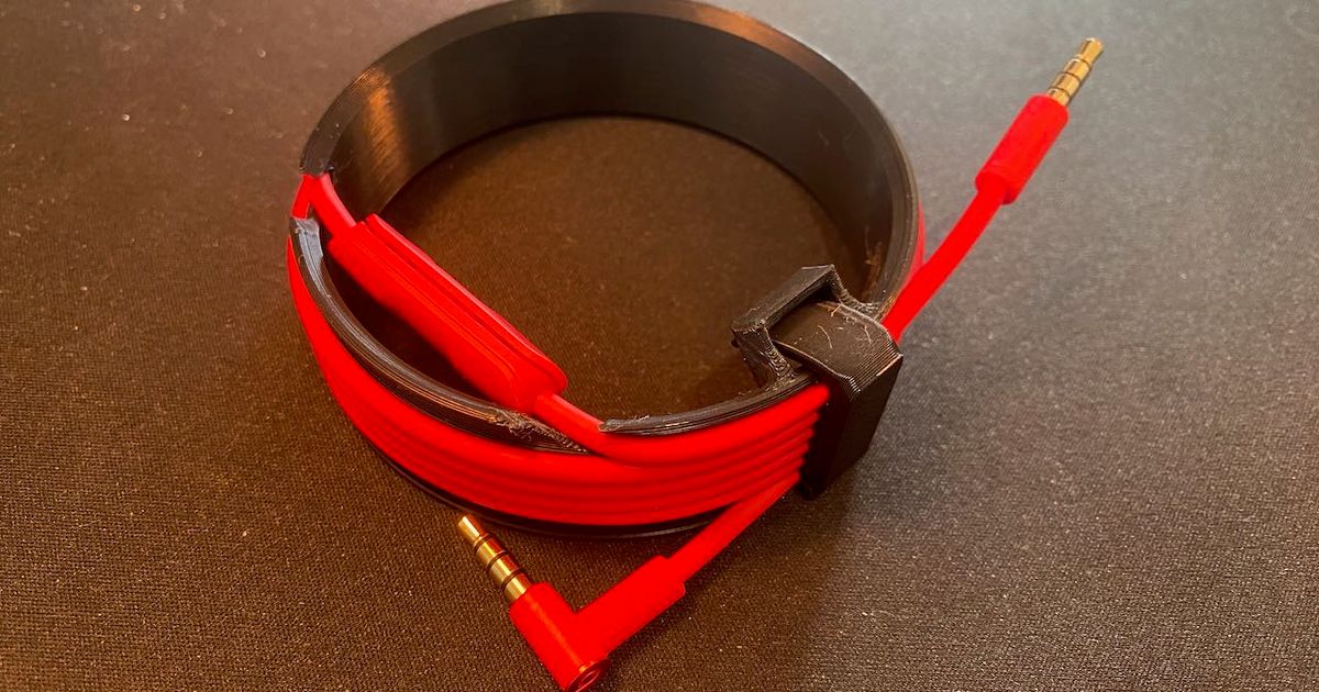 Parametric cord winder remix by Scott's 3D | Download free STL model ...